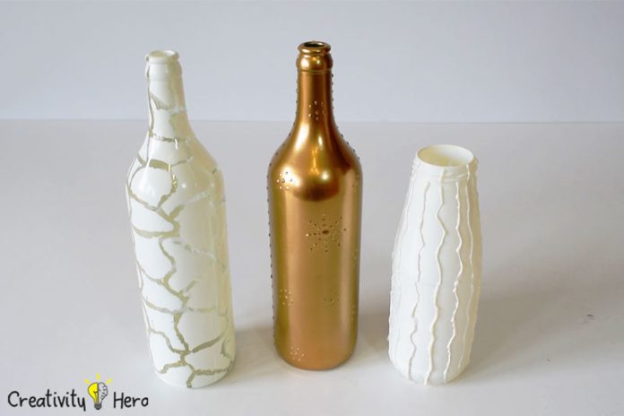 DIY Glass Bottle Home Decor – 3 Simple Ideas - Creativity Hero
