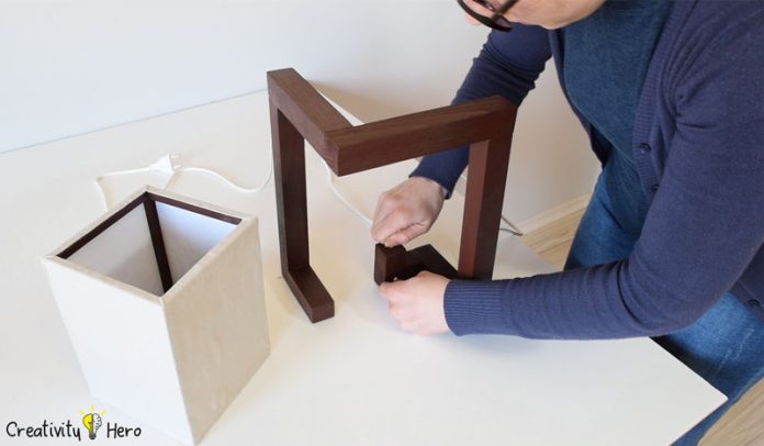 How To Build A Wooden Desk Lamp | DIY Project - Creativity Hero