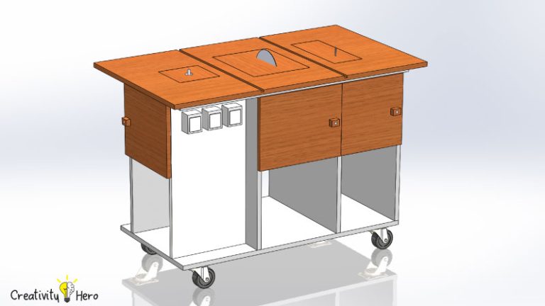 Homemade 3 in 1 Multipurpose Workbench: Table Saw, Router Table and ...