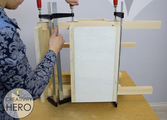 DIY Mid-Century Modern Side Table / End Table - Creativity Hero