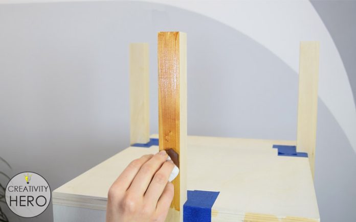 DIY Mid-Century Modern Side Table / End Table - Creativity Hero