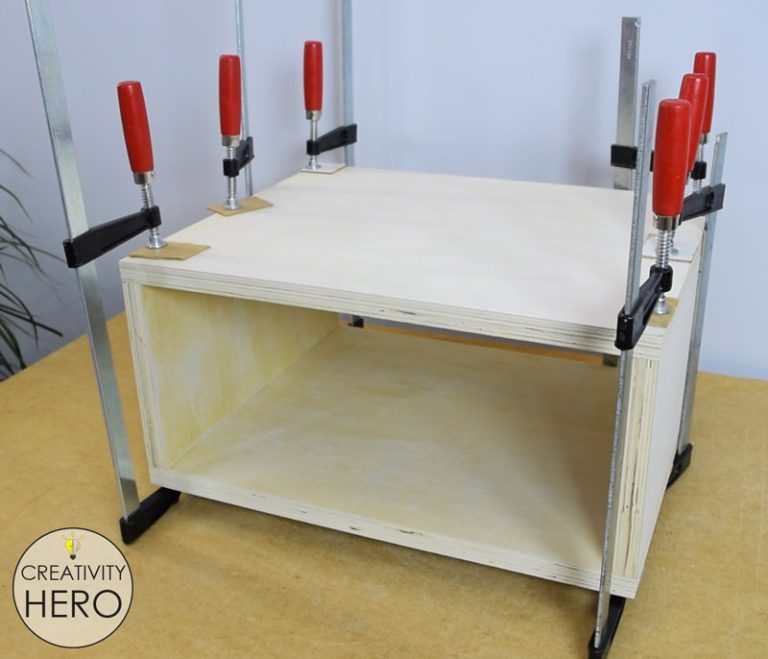 DIY Mid-Century Modern Side Table / End Table - Creativity Hero